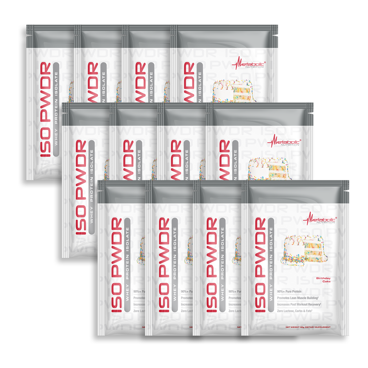 Iso PWDR Sample 12 Pack – Metabolic Nutrition